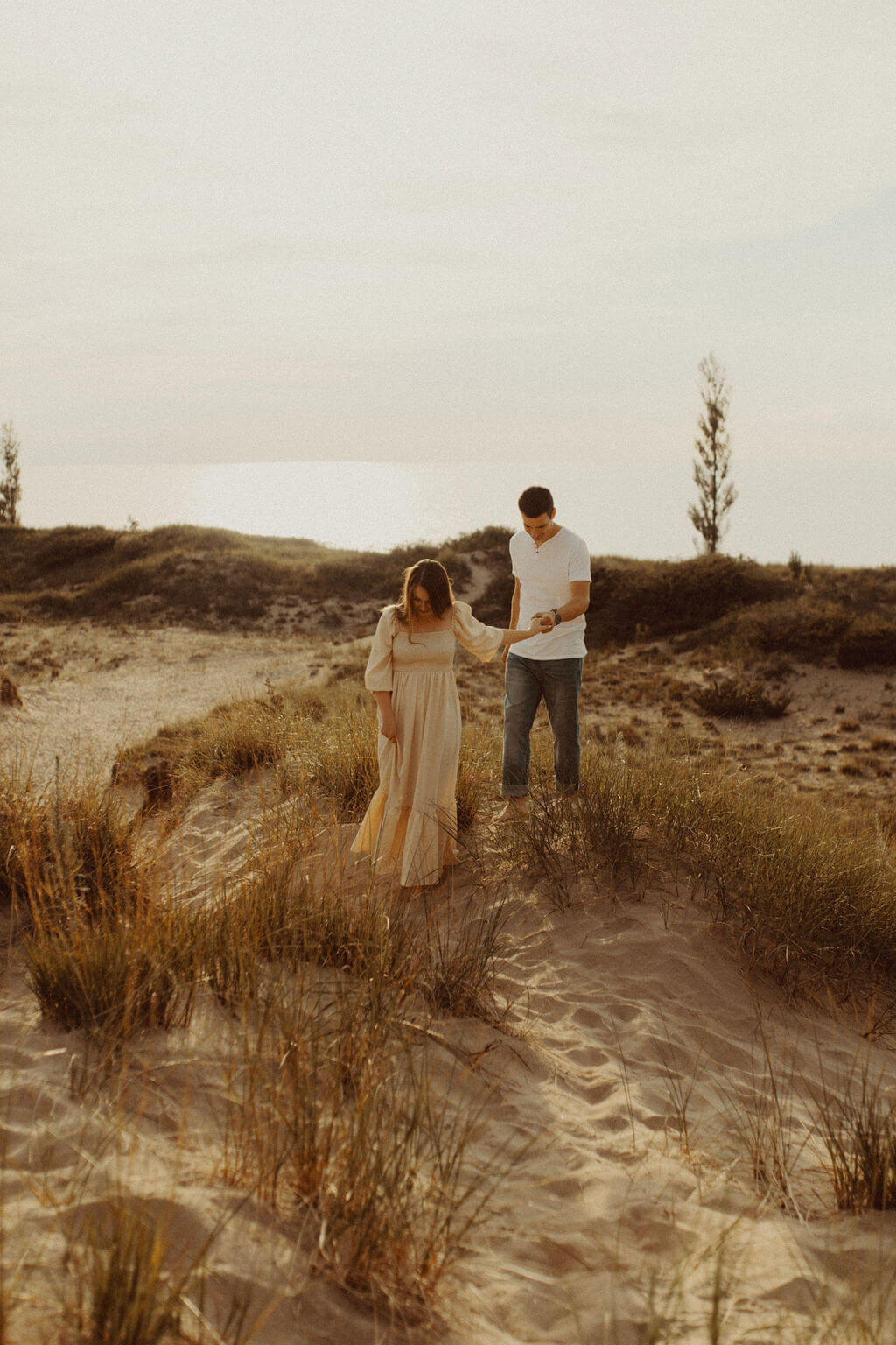 Grand Bend Sand Dunes Engagement Session - Kristen Elizabeth